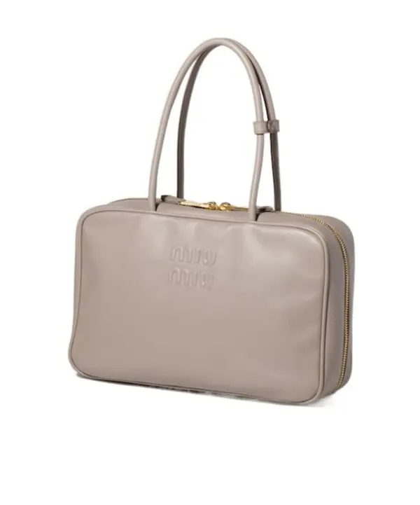 Miu Miu Beau Leather Top Handle Bag