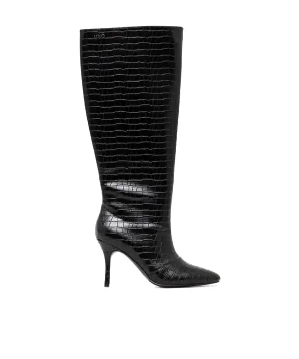 Liu Jo 95mm Croc Effect Stiletto Boots