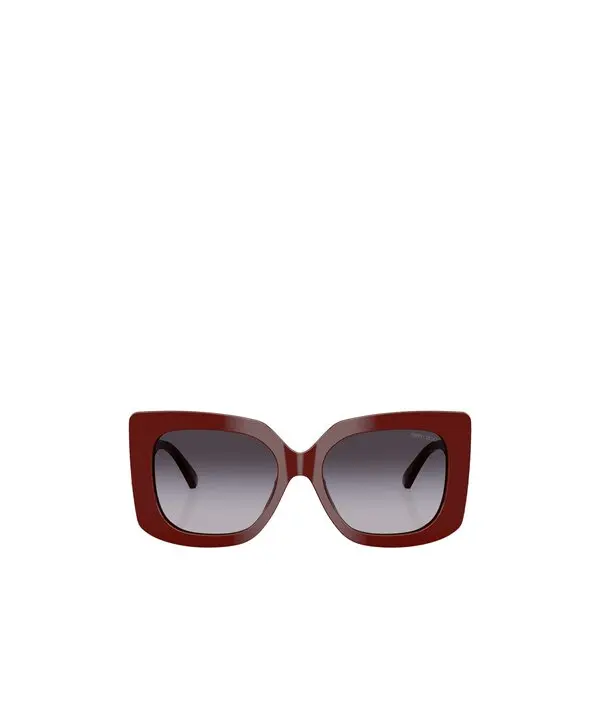 JIMMY CHOO Butterfly Frame Sunglasses - Red