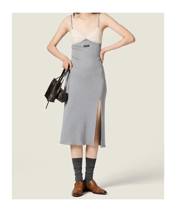 Miu Miu Silk Jersey Dress