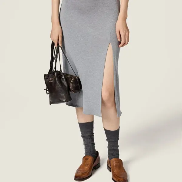 Miu Miu Silk Jersey Dress