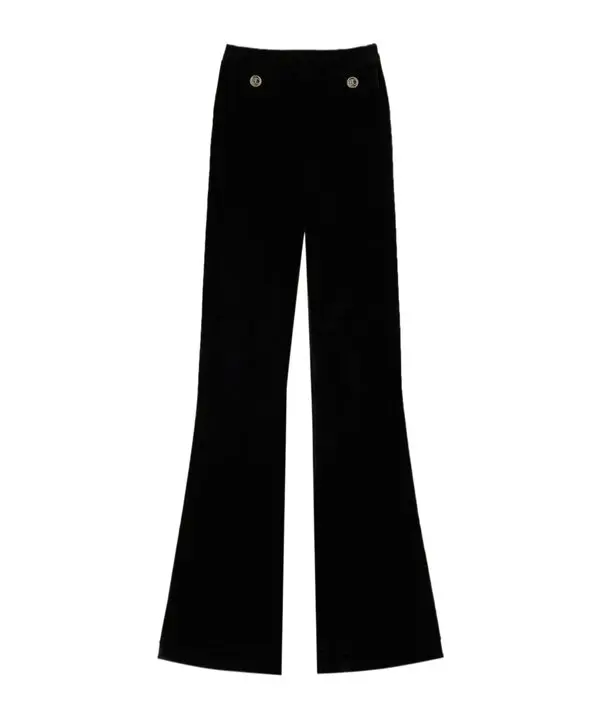 TWINSET Oval T Knit Flared Trousers