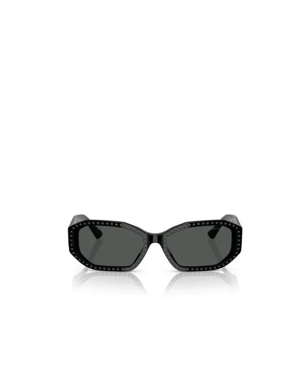 JIMMY CHOO Geometric Frame Sunglasses - Black