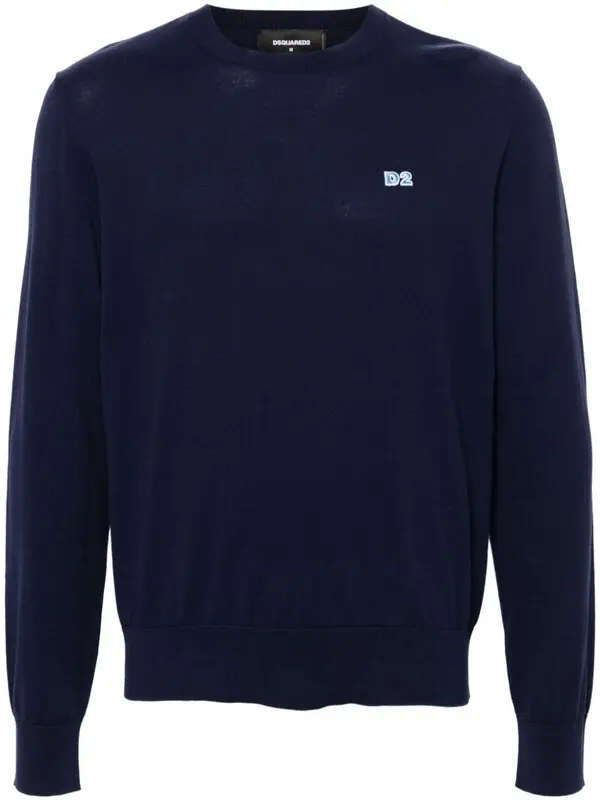 Dsquared2 Logo-appliqué Cotton Jumper
