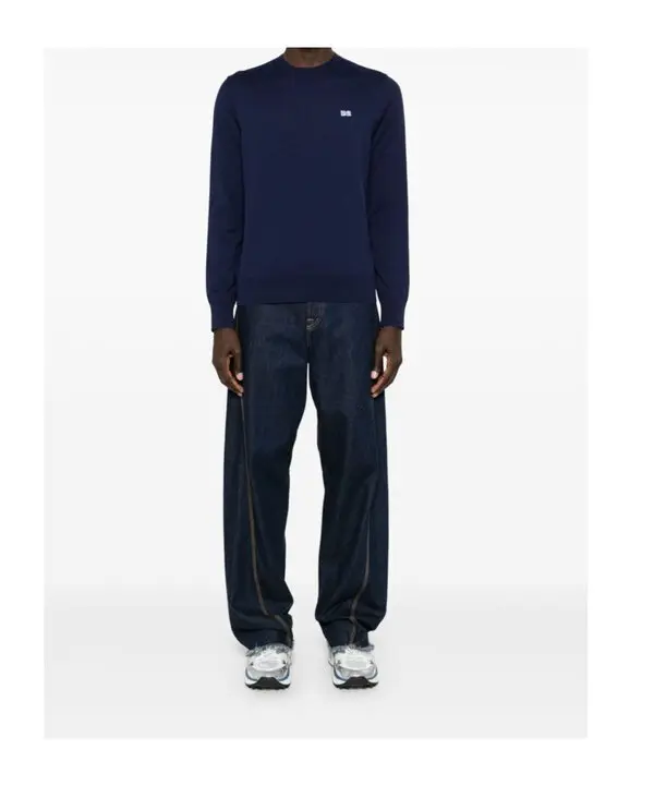 Dsquared2 Logo-appliqué Cotton Jumper