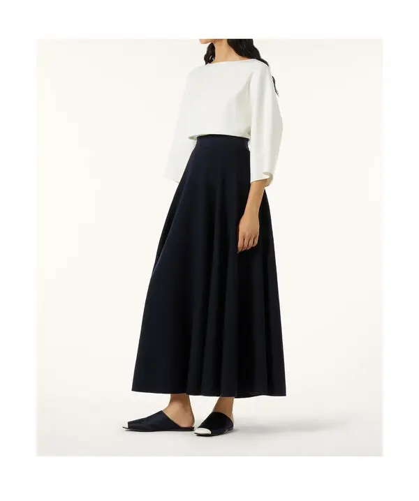Loro Piana High-waisted Flared Skirt