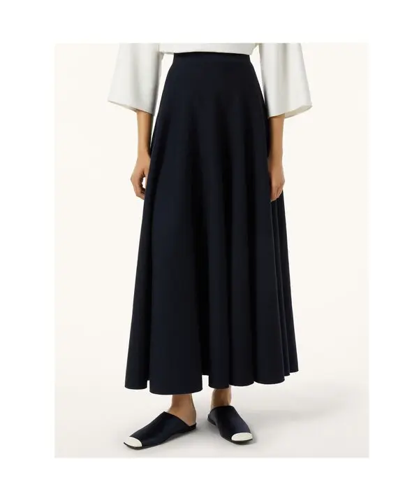 Loro Piana High-waisted Flared Skirt