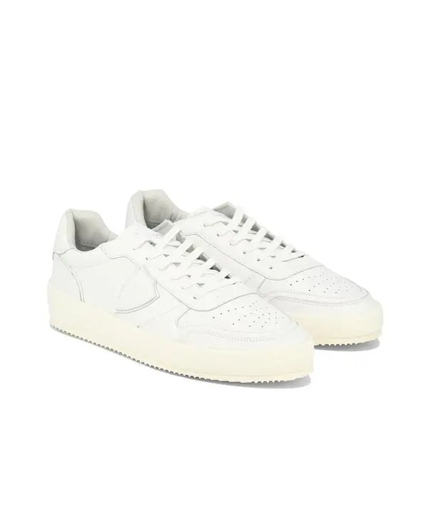 Philippe Model Logo Patch Low-top Sneakers