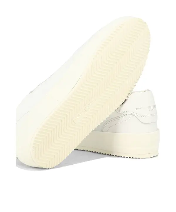 Philippe Model Logo Patch Low-top Sneakers