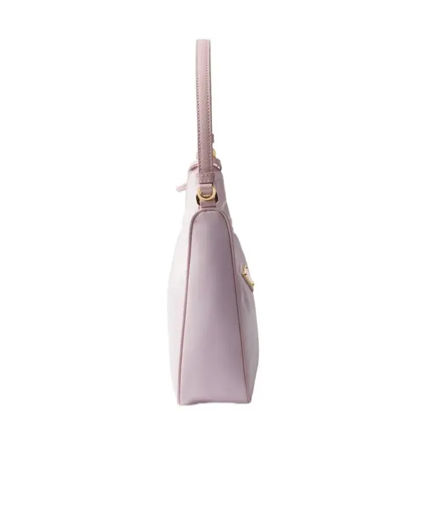 Prada Mini Zipper Handbag - Alabaster