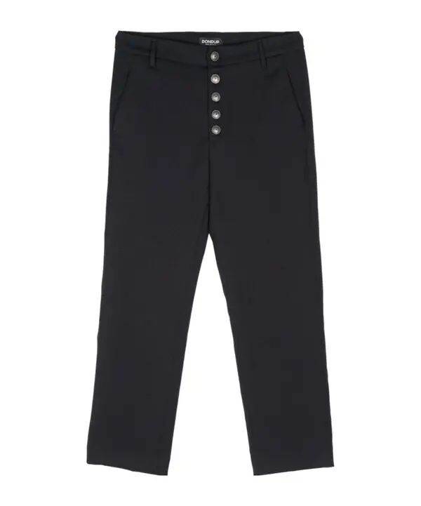 DONDUP Twill Woven Buttoned Trousers