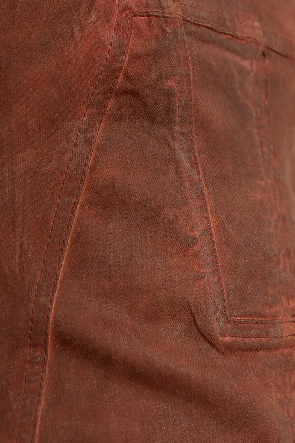 Rick Owens Strapless Denim Dress - Brown