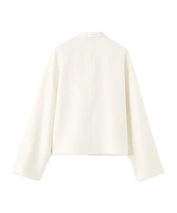 Loro Piana Cropped Jacket With Shawl Lapel