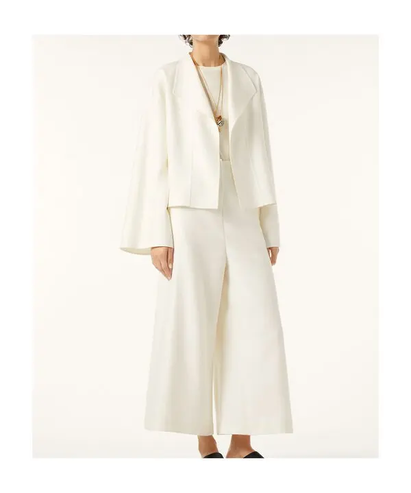 Loro Piana Cropped Jacket With Shawl Lapel