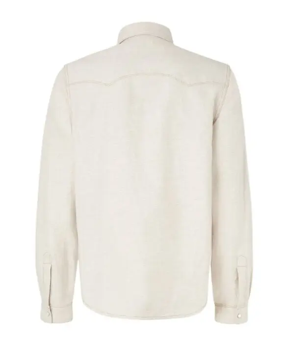 Fendi Ivory Selleria Denim Shirt
