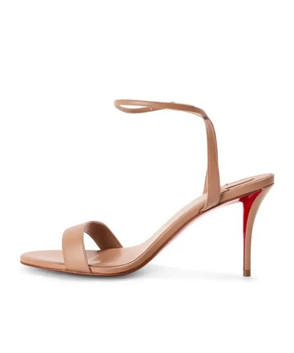 CHRISTIAN LOUBOUTIN Logo Heel Sandals