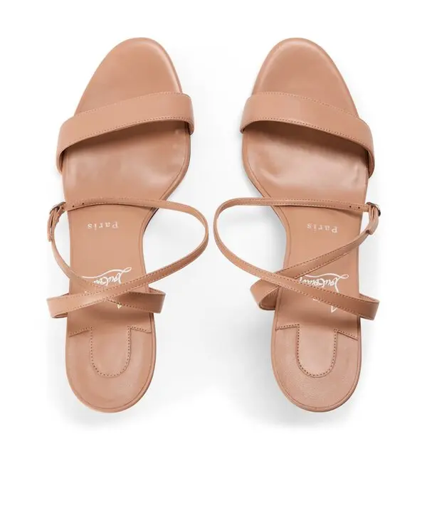CHRISTIAN LOUBOUTIN Logo Heel Sandals