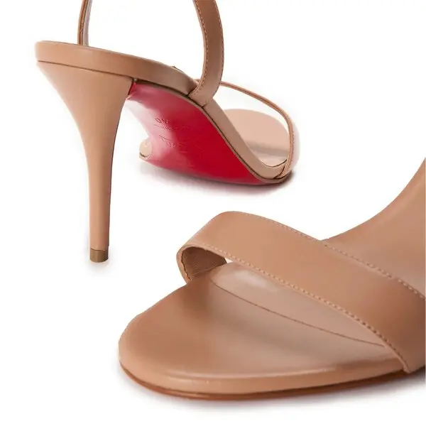 CHRISTIAN LOUBOUTIN Logo Heel Sandals