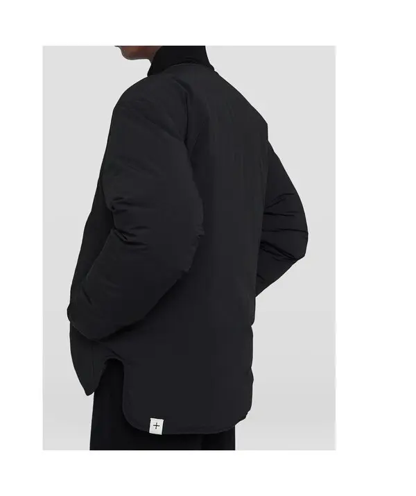 JIL SANDER Collarless Zip-up Down Jacket
