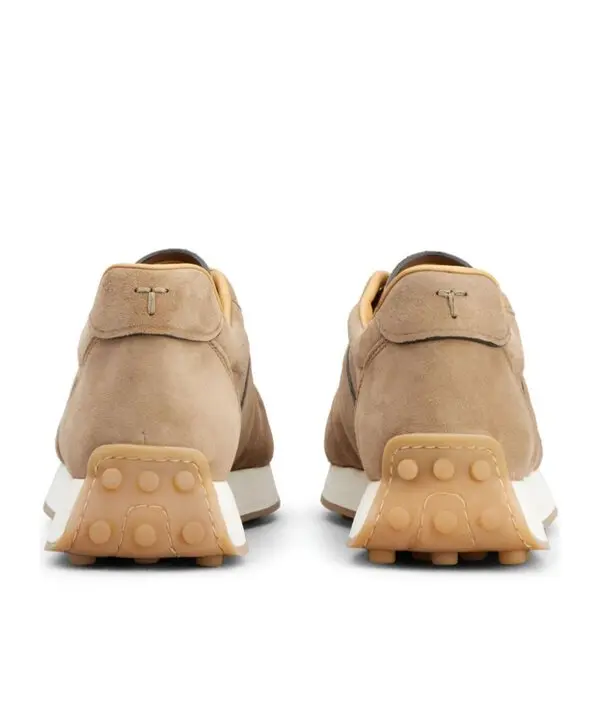 TOD'S Panelled Suede Lace-up Sneakers