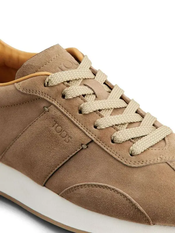 TOD'S Panelled Suede Lace-up Sneakers