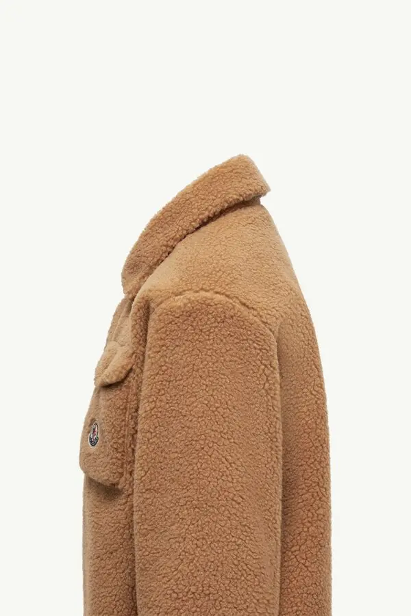 Moncler Teddy Fleece Long Sleeve Shirt