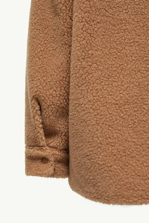 Moncler Teddy Fleece Long Sleeve Shirt