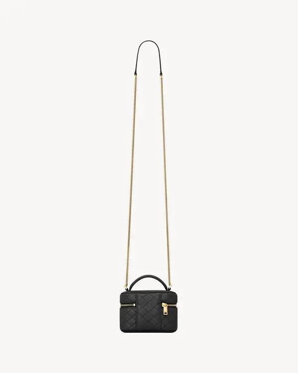 Saint Laurent Gaby Micro Vanity Bag In Lambskin