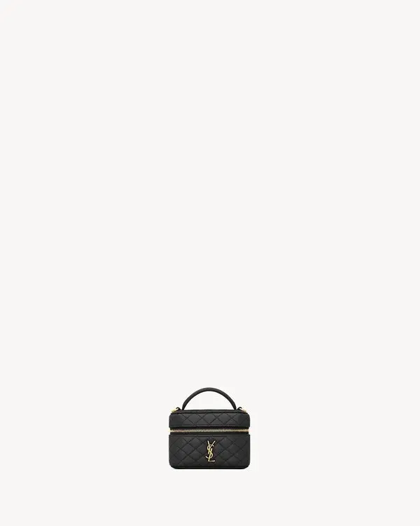 Saint Laurent Gaby Micro Vanity Bag In Lambskin