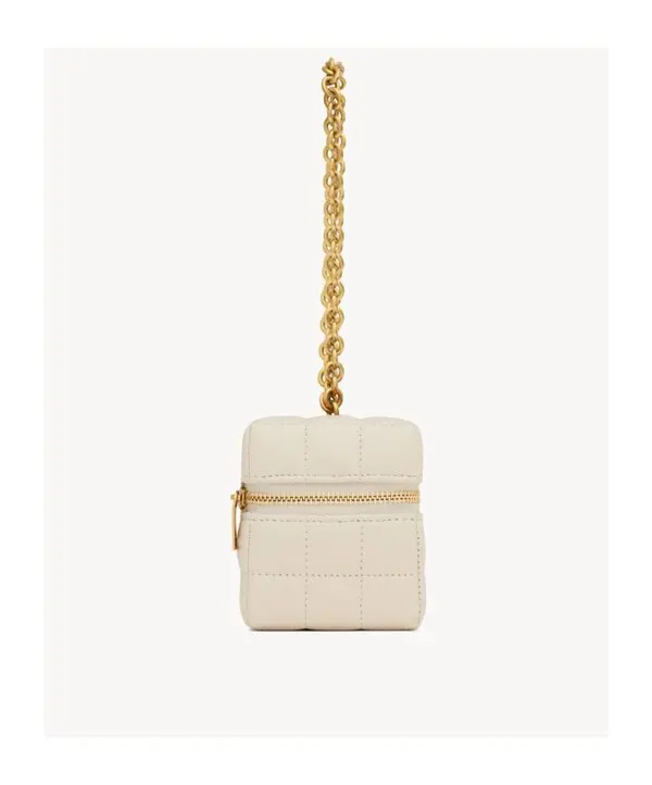 Saint Laurent Cassandre Matelassé Carré Mini Cube In Lambskin