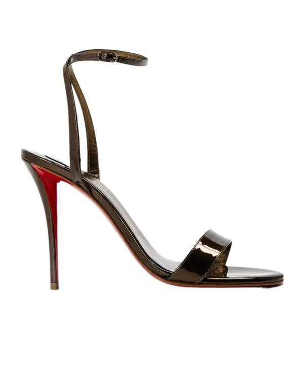 CHRISTIAN LOUBOUTIN Open Toe Stiletto Sandals - Multicolor
