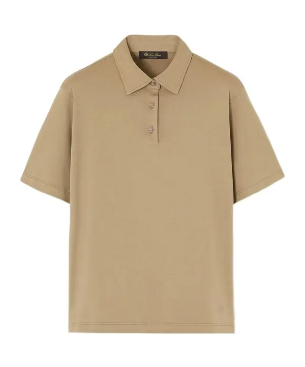Loro Piana Tremezzo Polo Shirt - Quartz Beige