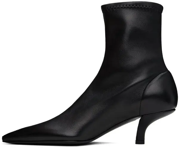 TOTEME Pointed Toe Heeled Sock Boots
