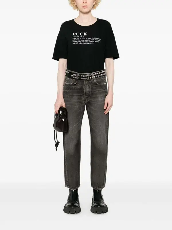 R13 Boyfriend Jeans - Mud Grey