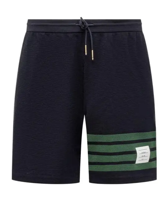 Thom Browne 4-bar Striped Drawstring Track Shorts
