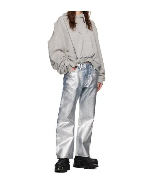 DOUBLET Coated Belt Loop Jeans