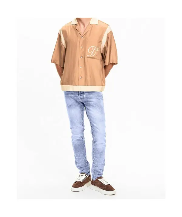 Dsquared2 Button-down Short-sleeved Shirt - Nude