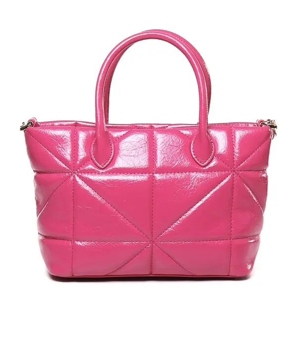 Moschino Quilted Logo Chain Crossbody Bag