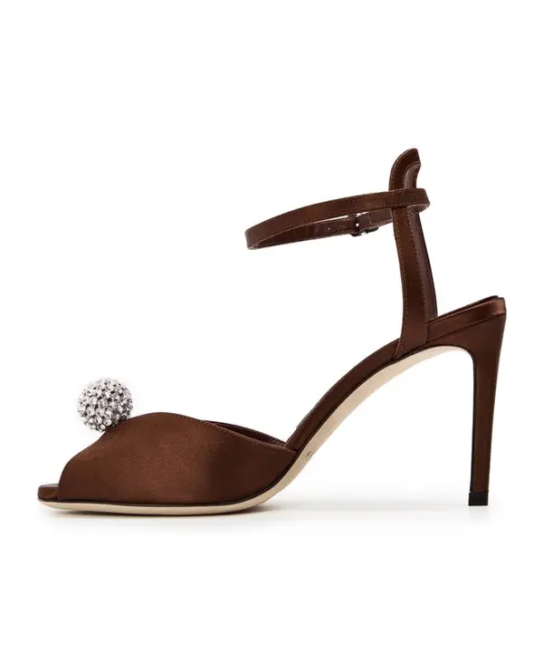 JIMMY CHOO Sacora 85 Embellished Stiletto Sandals