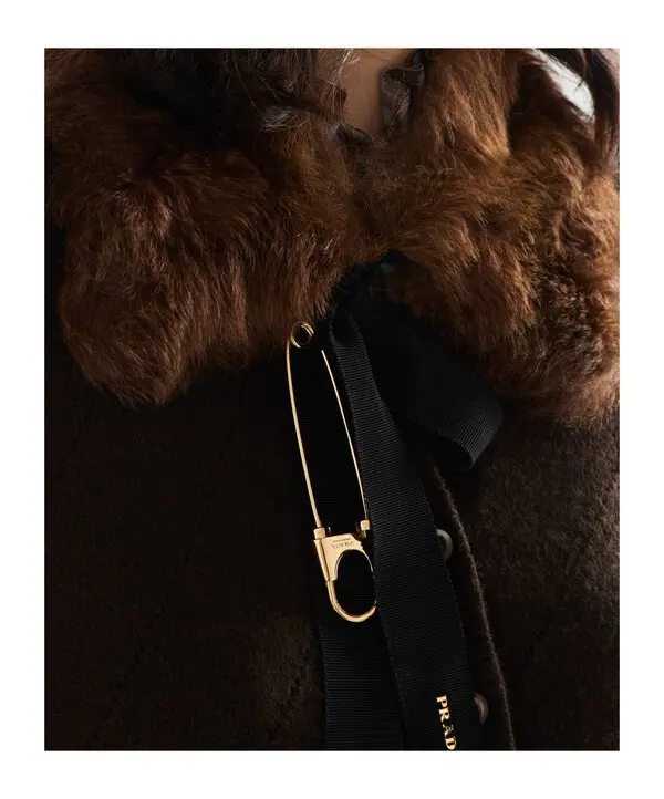 Prada Metal Brooch