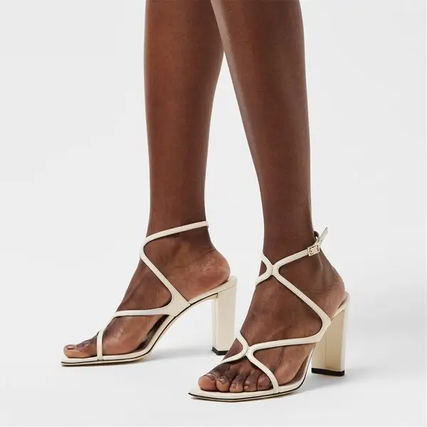 JIMMY CHOO Azie 85 Sandals - White