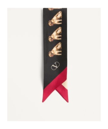 Valentino Garavani Petit Charles Vlogo Signature Scarf