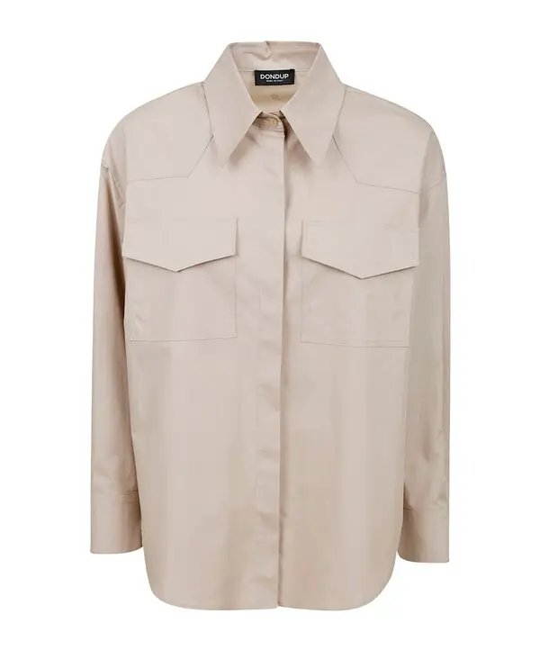 DONDUP Embroidered Oversized Shirt
