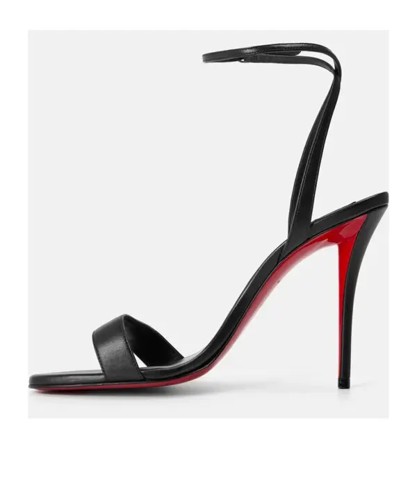 CHRISTIAN LOUBOUTIN Logo Heel Sandals