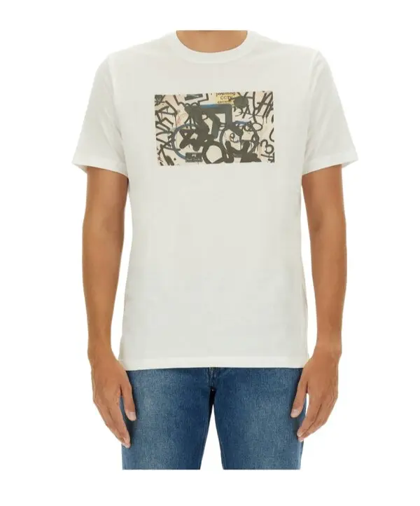 Paul Smith Graphic Printed Crewneck T-shirt