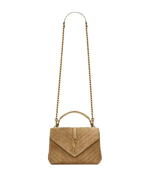 Saint Laurent College Quilted Medium Tote Bag