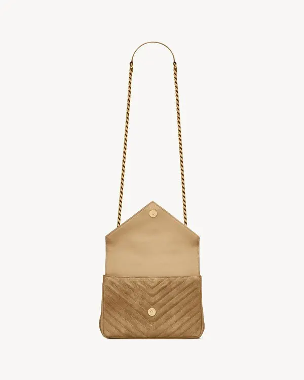 Saint Laurent College Quilted Medium Tote Bag