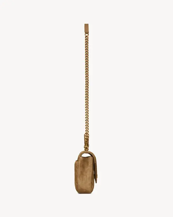 Saint Laurent College Quilted Medium Tote Bag
