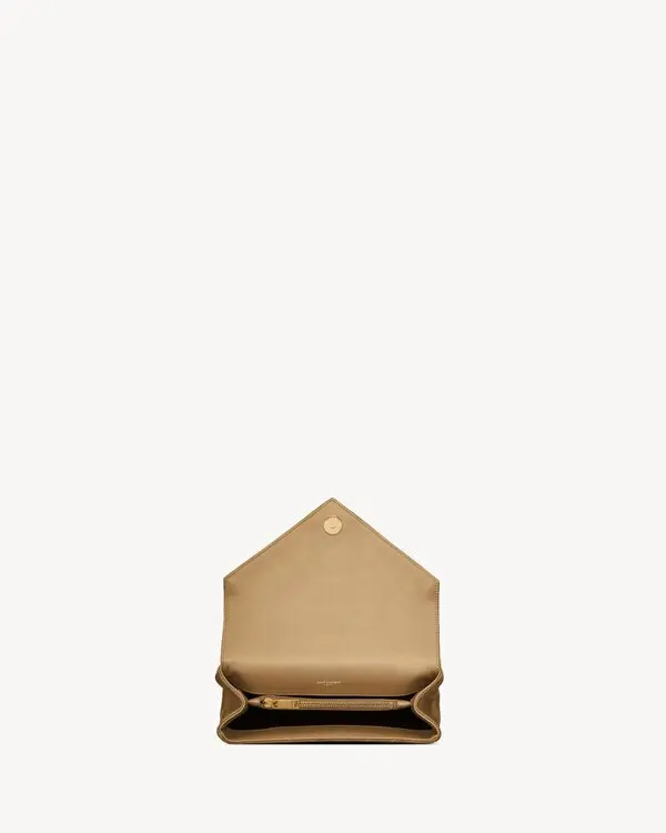 Saint Laurent College Quilted Medium Tote Bag