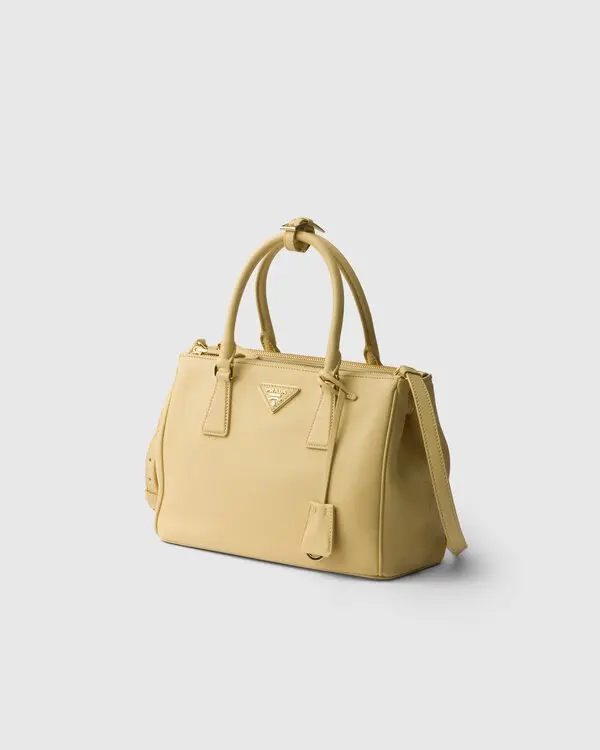 Prada Galleria Medium Leather Bag - Vanilla